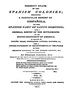 Present state of the spanish colonies: including a particular report of ...