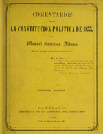 Comentarios sobre la Constitución Política de 1833 | Universidad de Chile